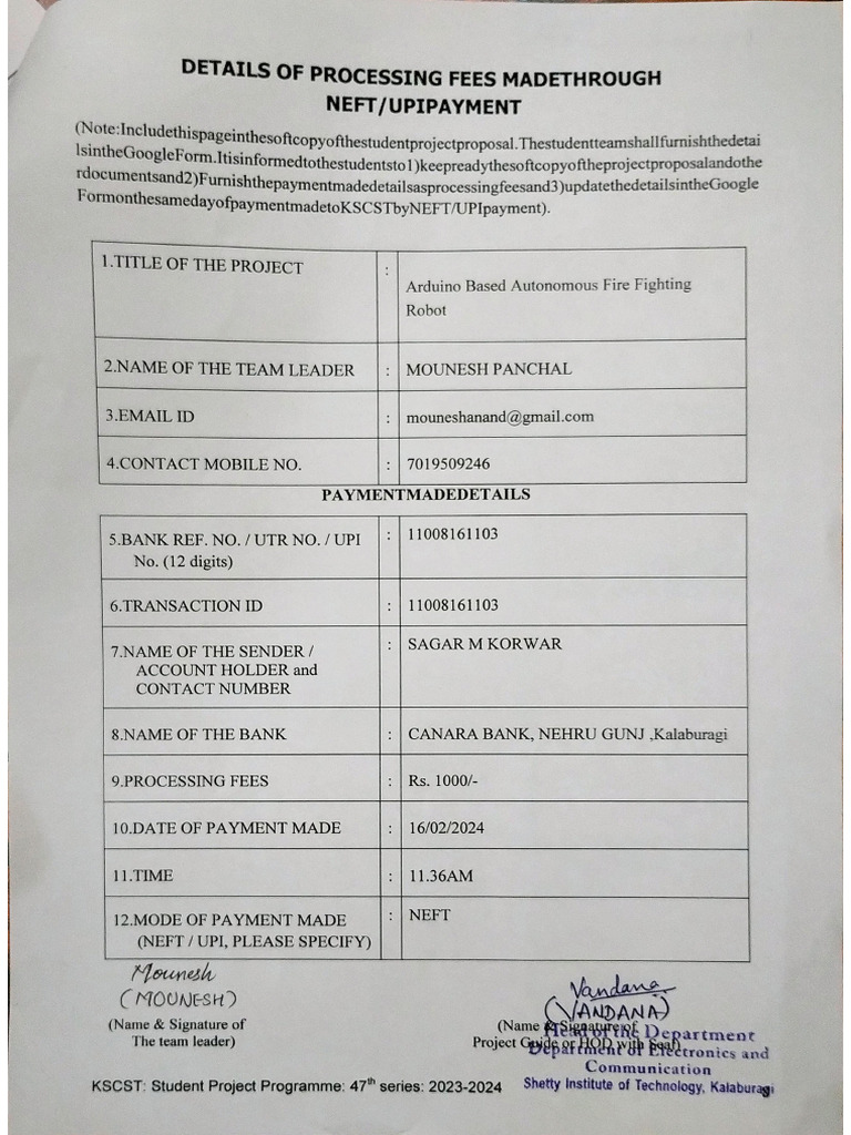 03 - Arduino Based Autonomous Fire Fighting Robot - ProcessingFee | PDF