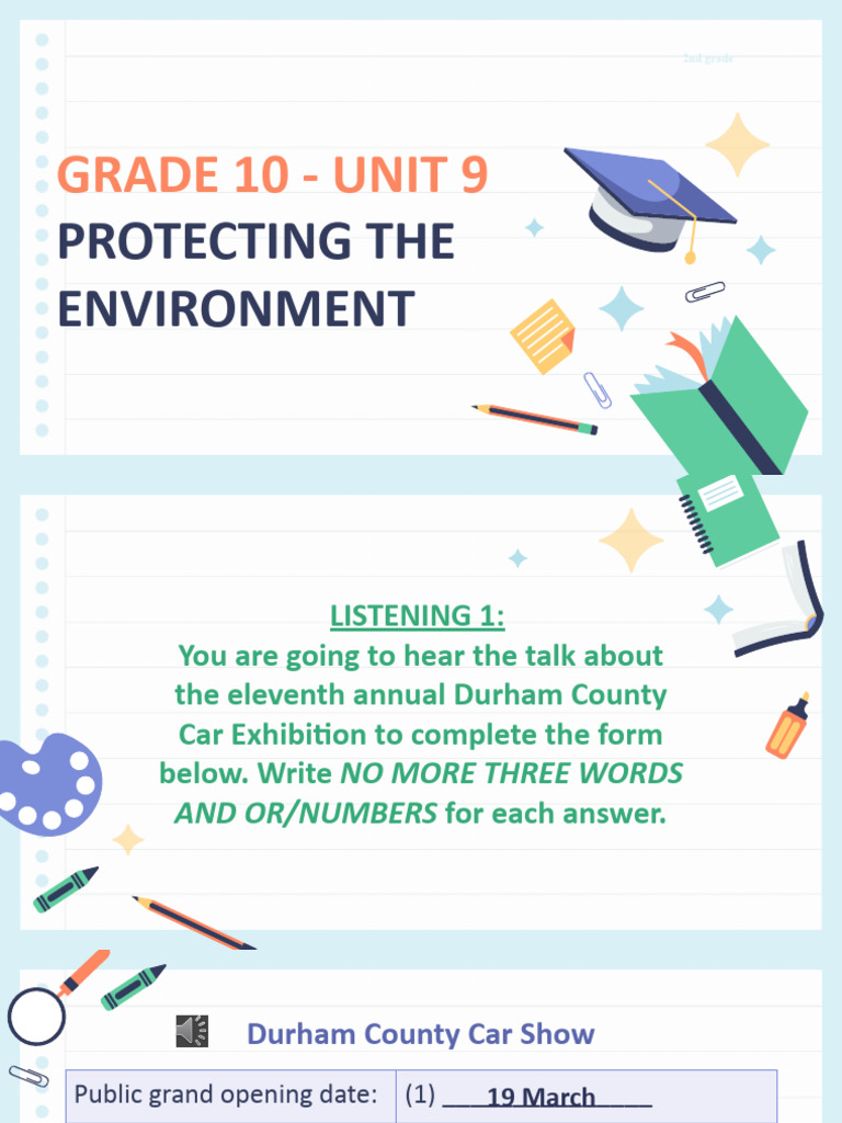 Grade 10 Environmental Protection Quiz | PDF | Climate Change | Earth ...