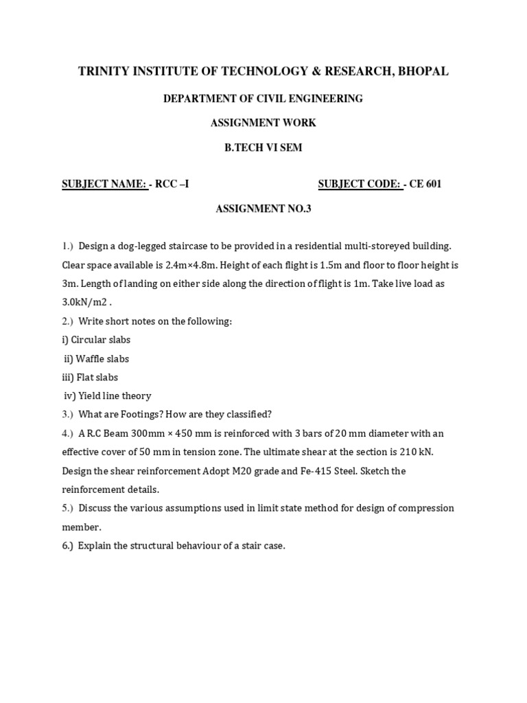 RCC Assignment 3 | PDF | Computers