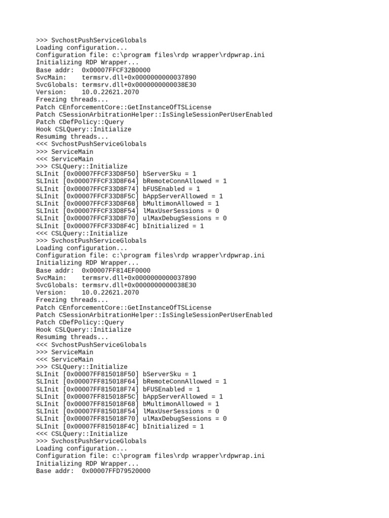 Rdpwrap | PDF | Computing