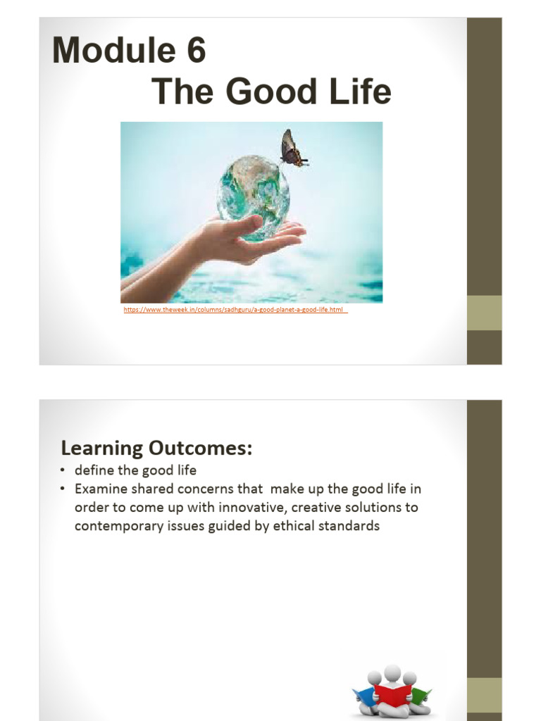 The Good Life | PDF | Happiness | Virtue