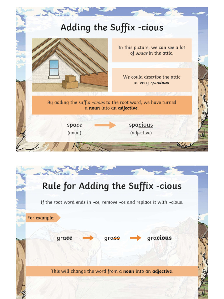 Cious:tious | PDF | Adjective | Word