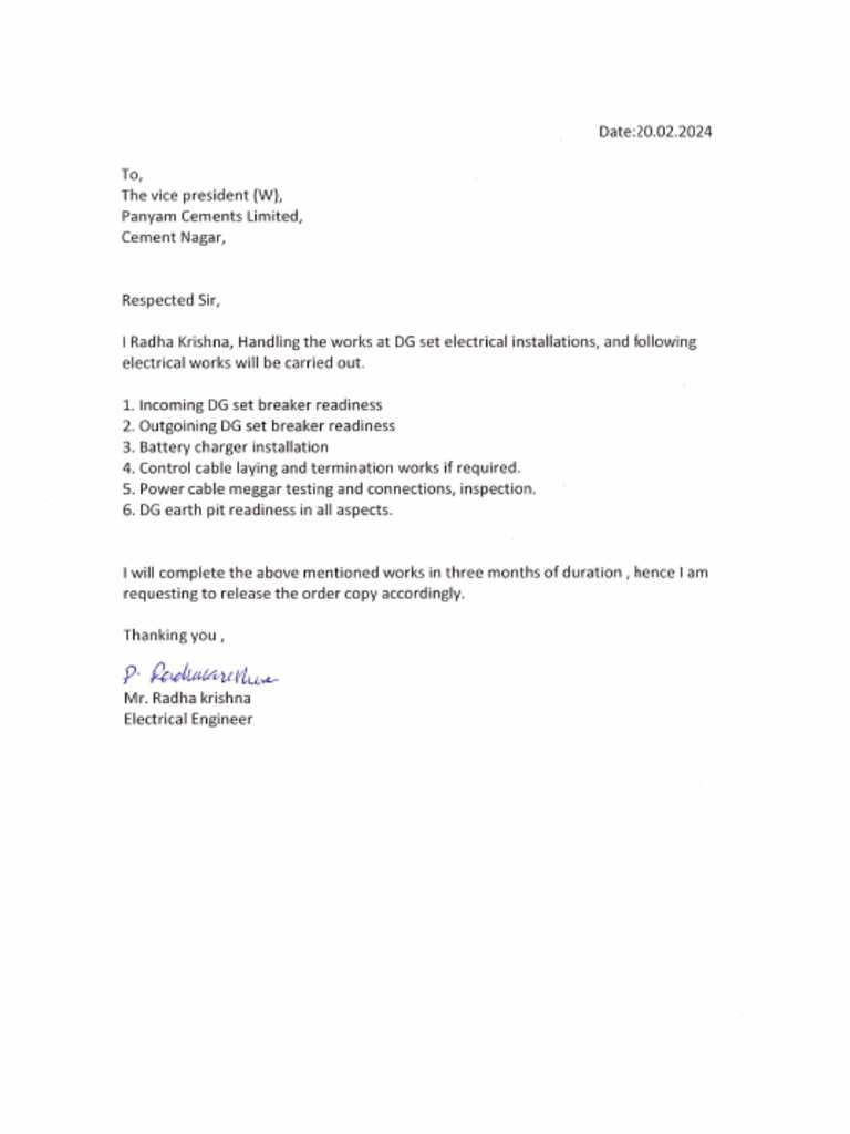 Radha Krishna Letter | PDF