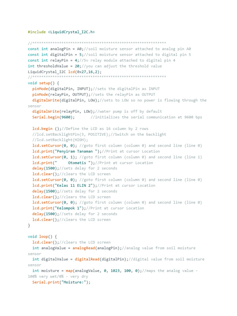 Program Penyiram Pdf Cursor User Interface Electrical Engineering