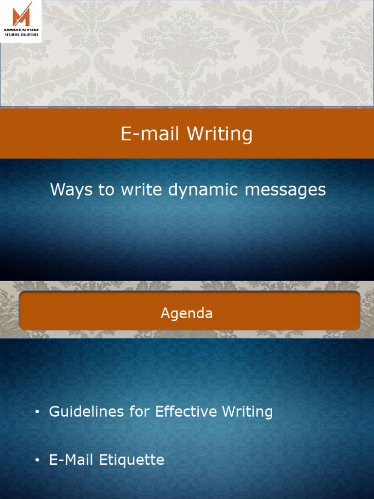 Email Writing Module Demo | PDF | Human Communication