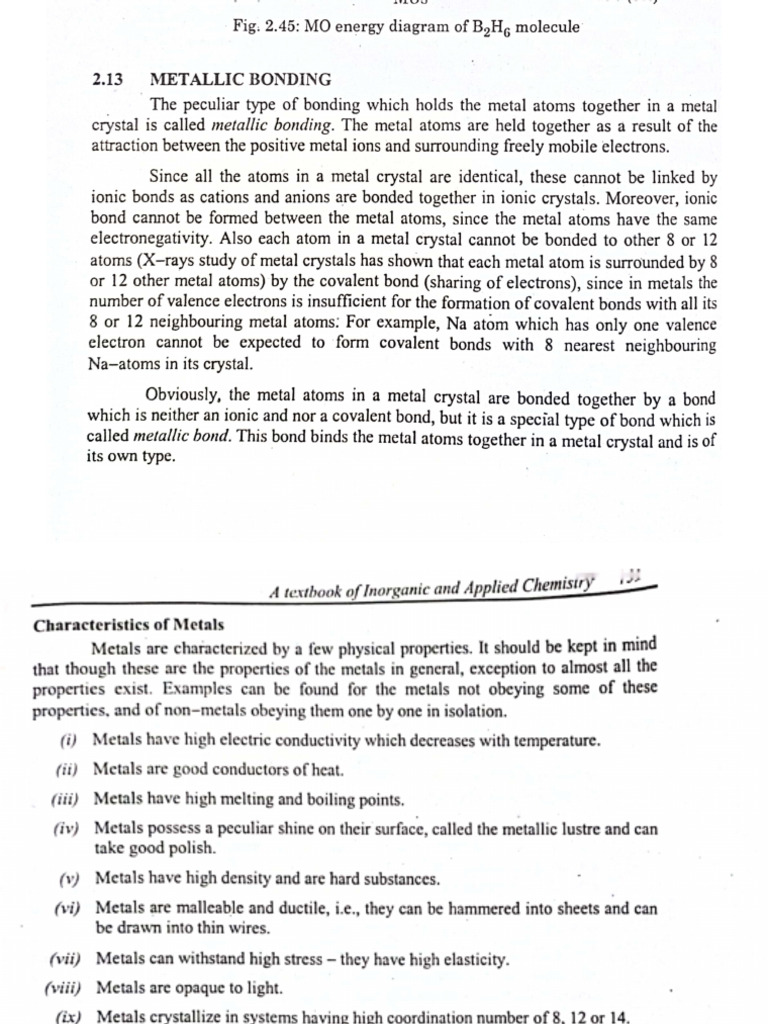 Metallic Bond (Physical) | PDF