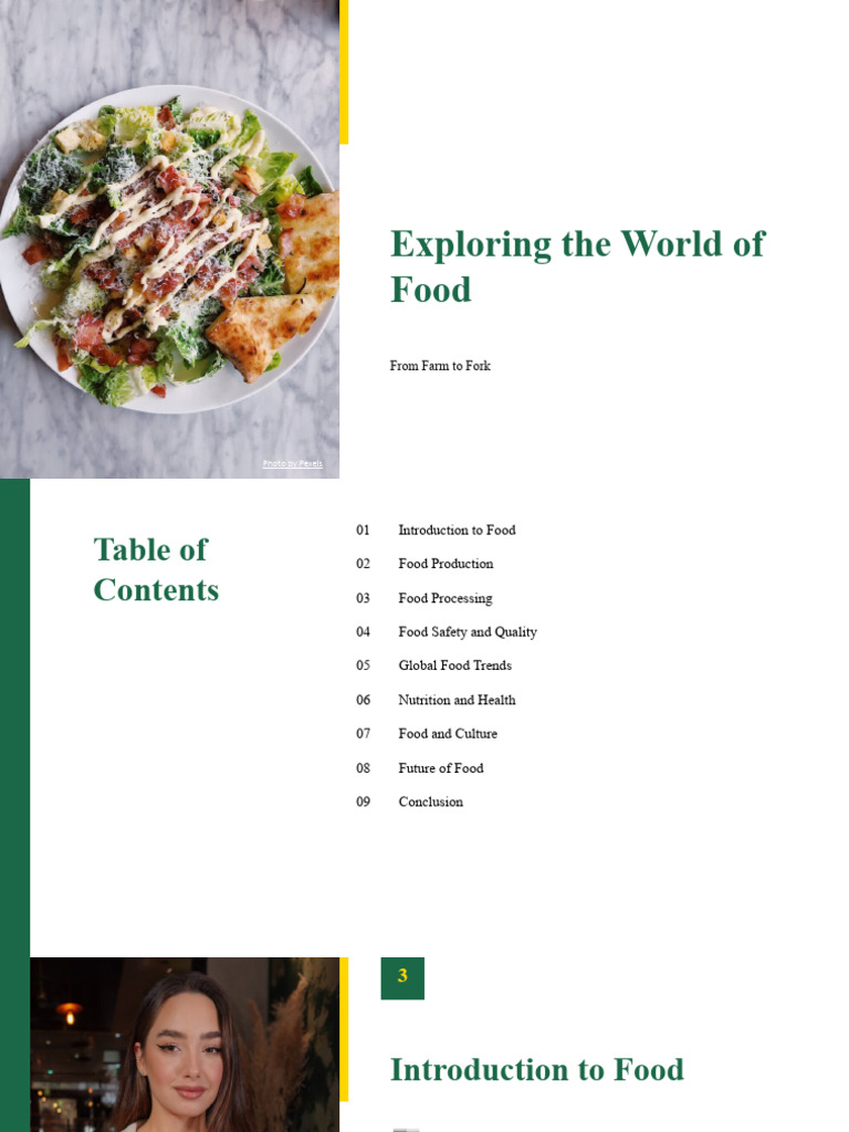 Comprehensive Guide to Food Insights | PDF | Foods | Food Processing
