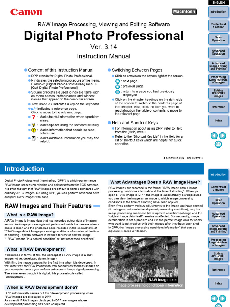 Canon - Digital Photo Professional Mac Instruction Manual en | PDF ...