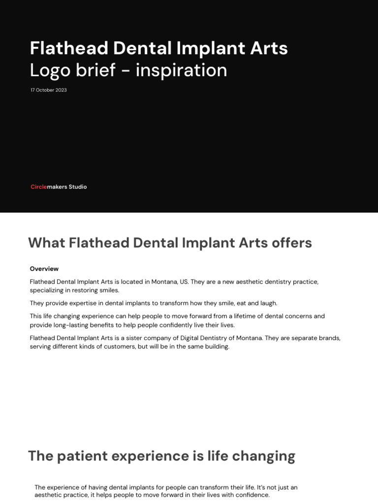 Flathead Dental Implant Arts - Inspiration for Designers | PDF | Dental ...