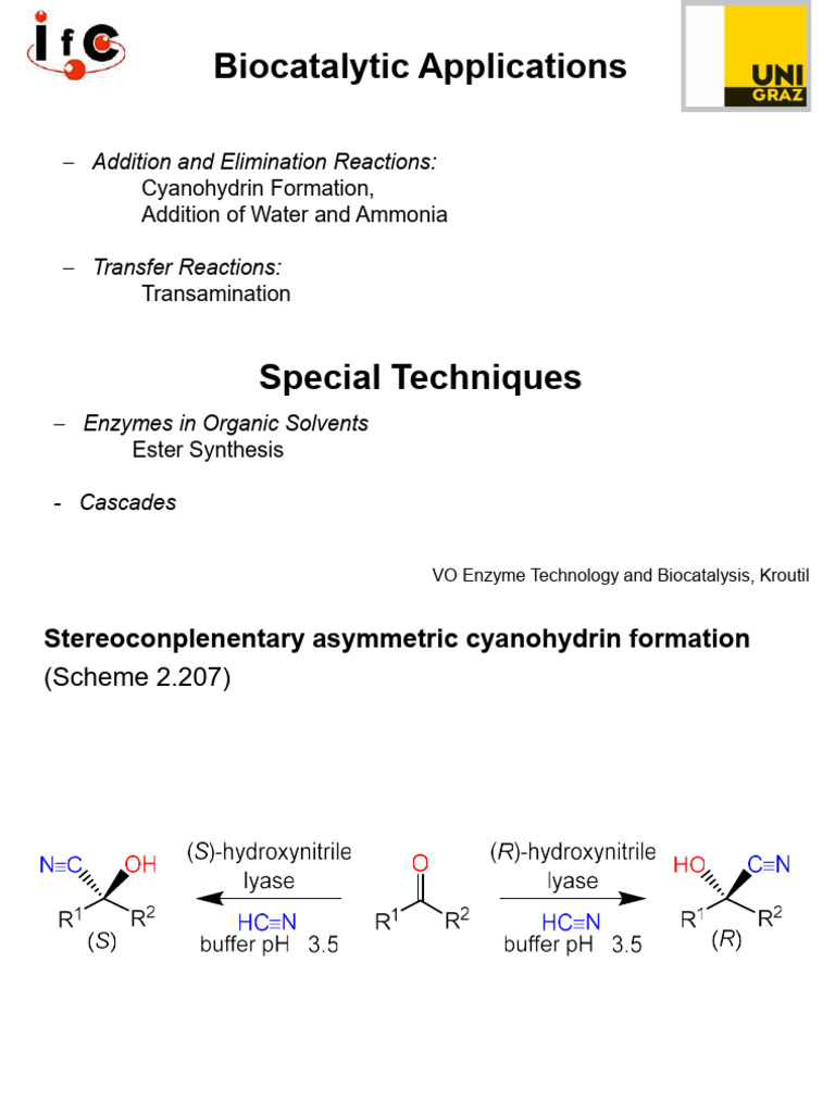 3 Enzyme Technology and Biocatalysis OH3 | PDF | Catalysis | Chemical Reactions