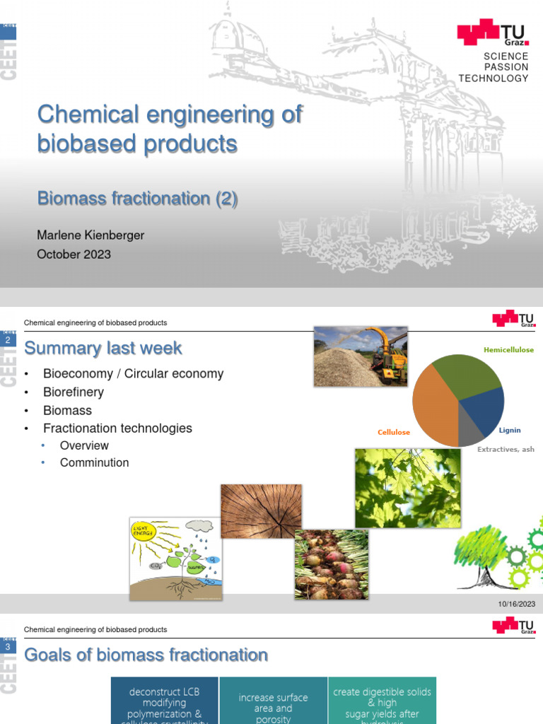Biomass Fractionation 2 Pdf Mill Grinding Particle Size Distribution