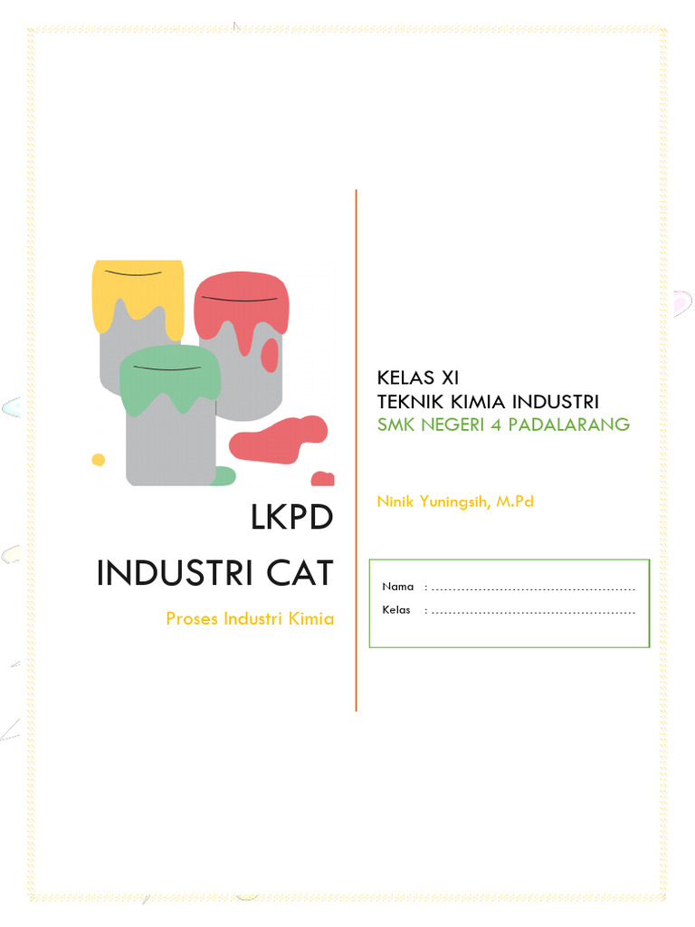 LKPD Industri Cat | PDF