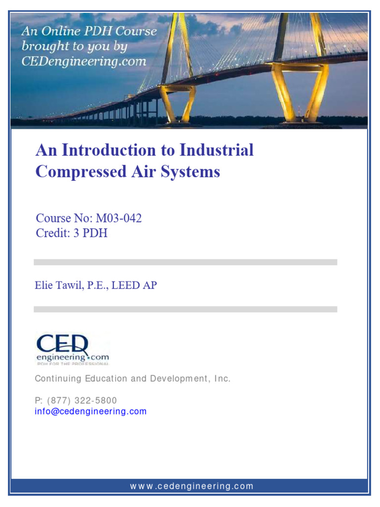 M03-042 - An Introduction To Industrial Compressed Air Systems - US | PDF | Humidity | Engines