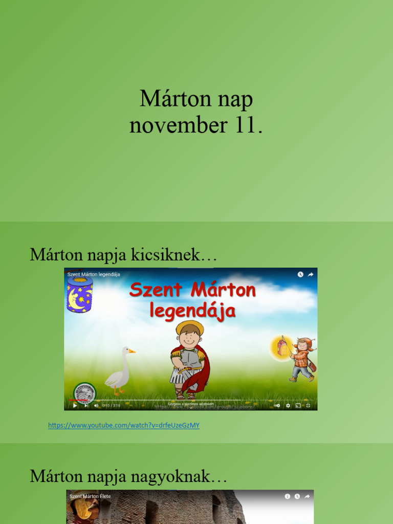 Márton nap | PDF