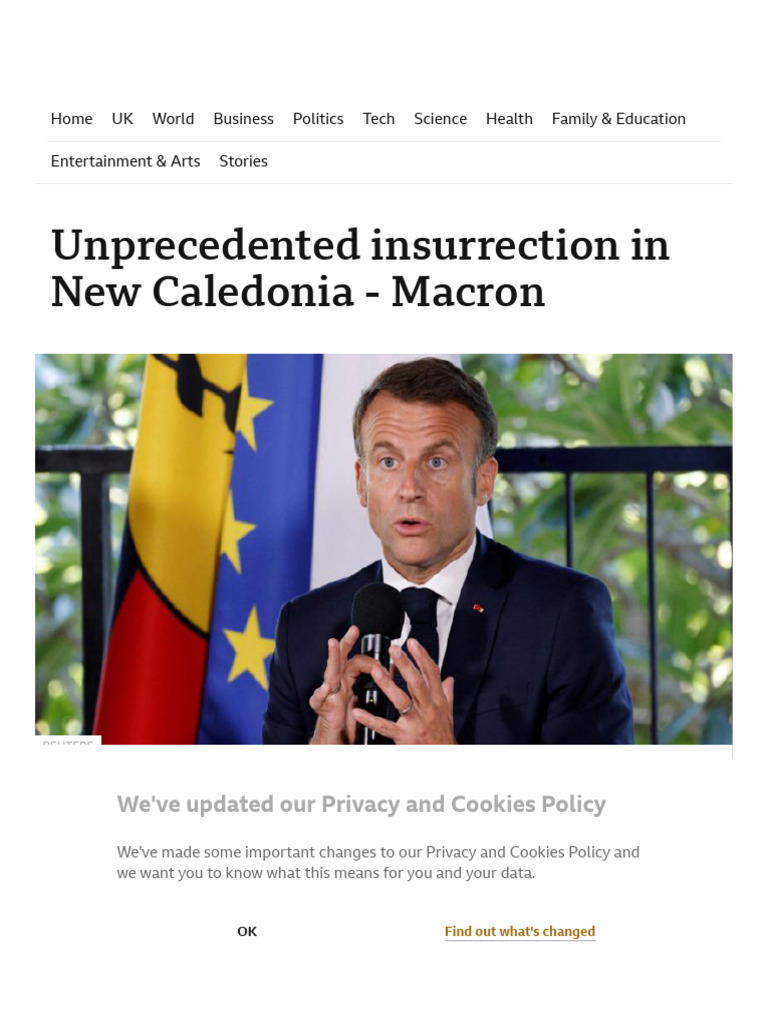 New Caledonia - French Police To Remain in Riot-Hit Territory, Says ...