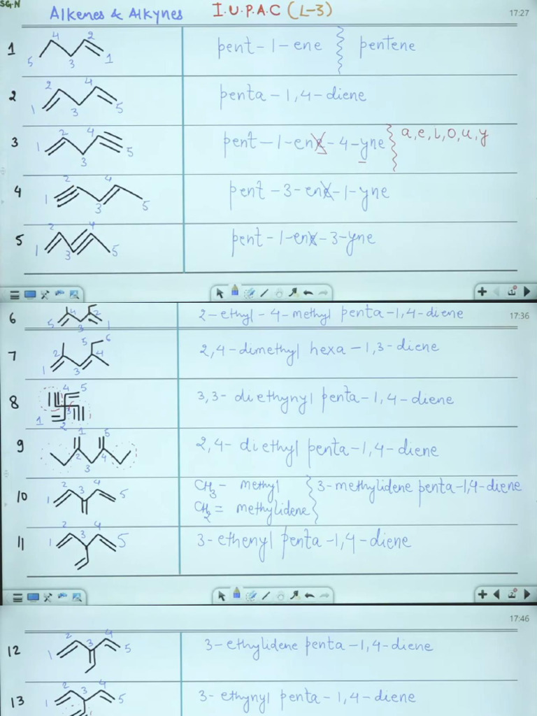 IUPAC Nomenclature 3 | PDF