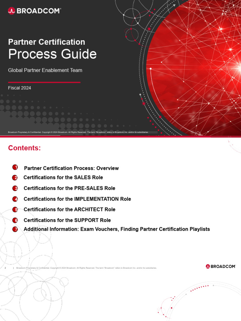 2024 - Broadcom Partner Certification Process Guide With VMware | PDF ...