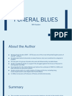 "Funeral Blues" Poem Analysis | PDF | Grief | Poetry