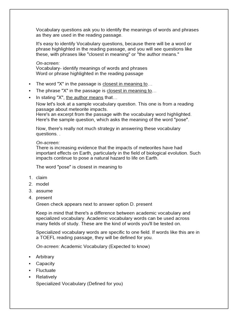 explanation 5 | PDF | Vocabulary | Cognitive Science