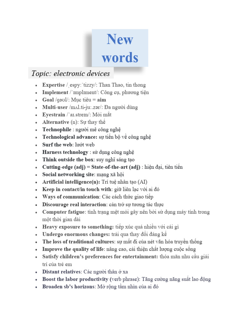 Electronic Devices Topic | PDF