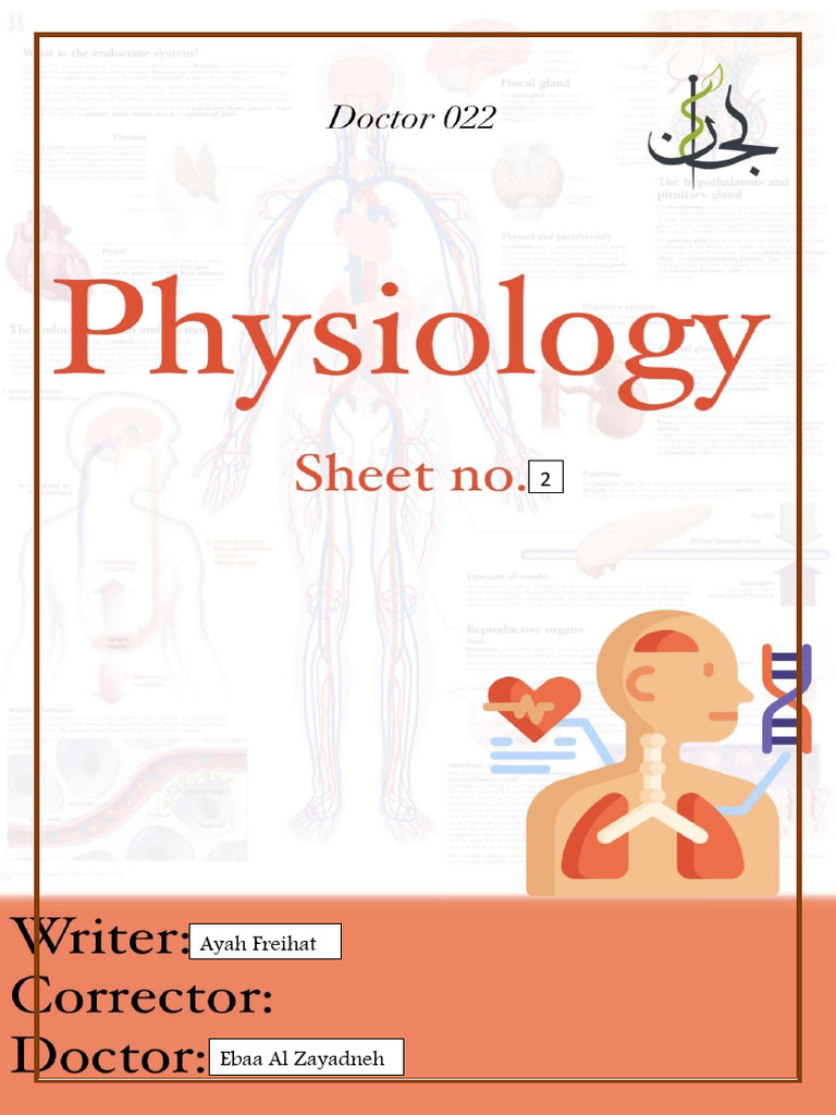 Sheet 2 Physio | PDF | Cell Membrane | Endoplasmic Reticulum