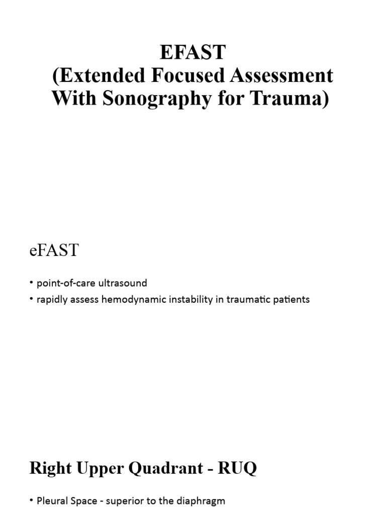 EFAST | PDF