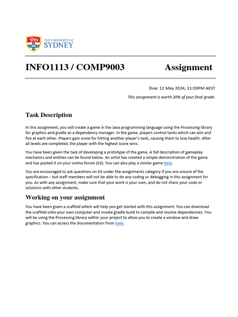 Assignment Specification 2024S1 | PDF | Computer File | Library (Computing)