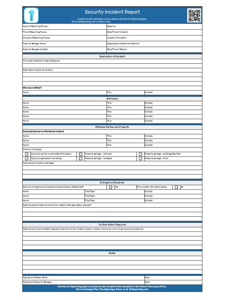 68 Security Incident Report | PDF