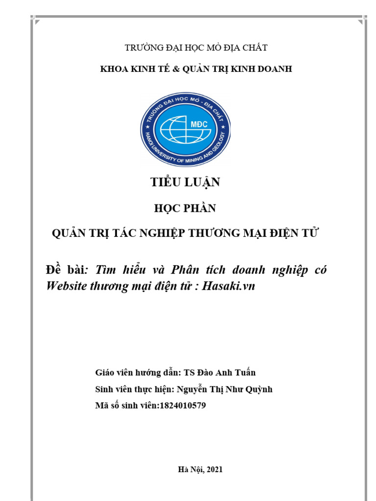 Mau Bai Tieu Luan | PDF