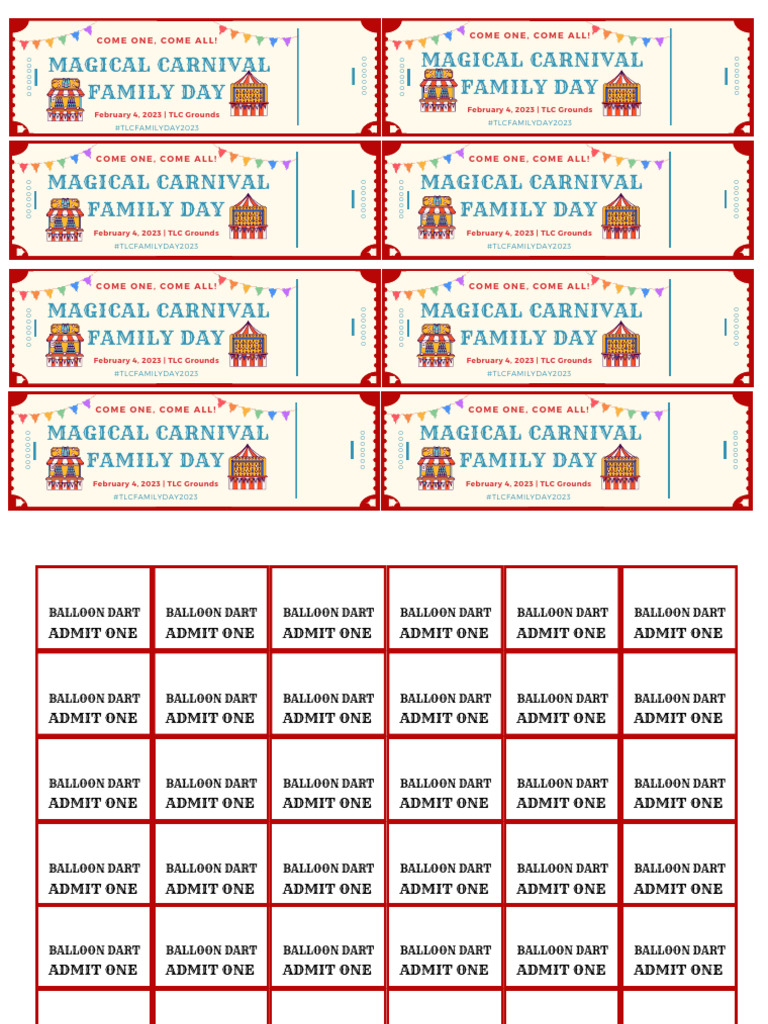Carnival Tickets | PDF