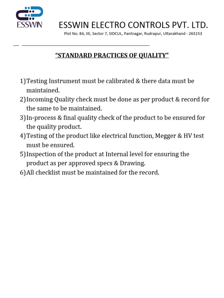 Quality Assurance Guidelines | PDF | Business | Technology & Engineering