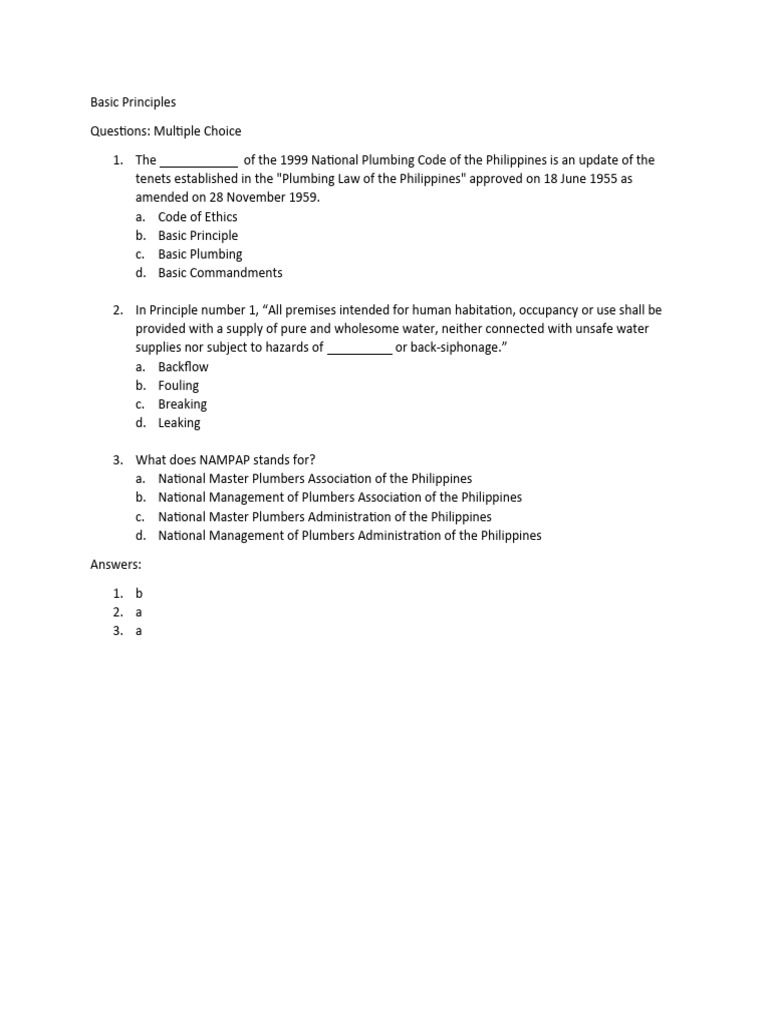 Basic Principles | PDF Basic Principles | PDF