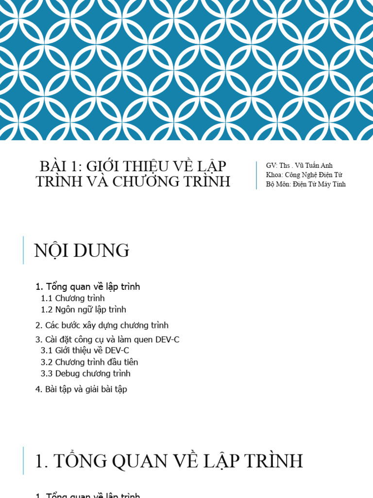 Nhap Mon Lap Trinh 01 | PDF