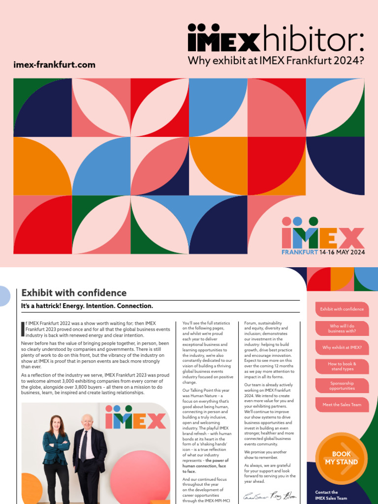 IMEX Frankfurt 2024 Exhibitor Guide | PDF | Business