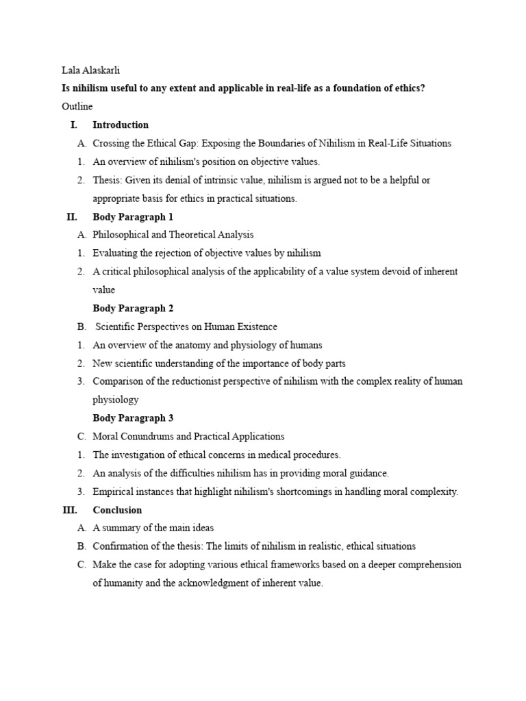 Nihilism | PDF | Nihilism | Existentialism