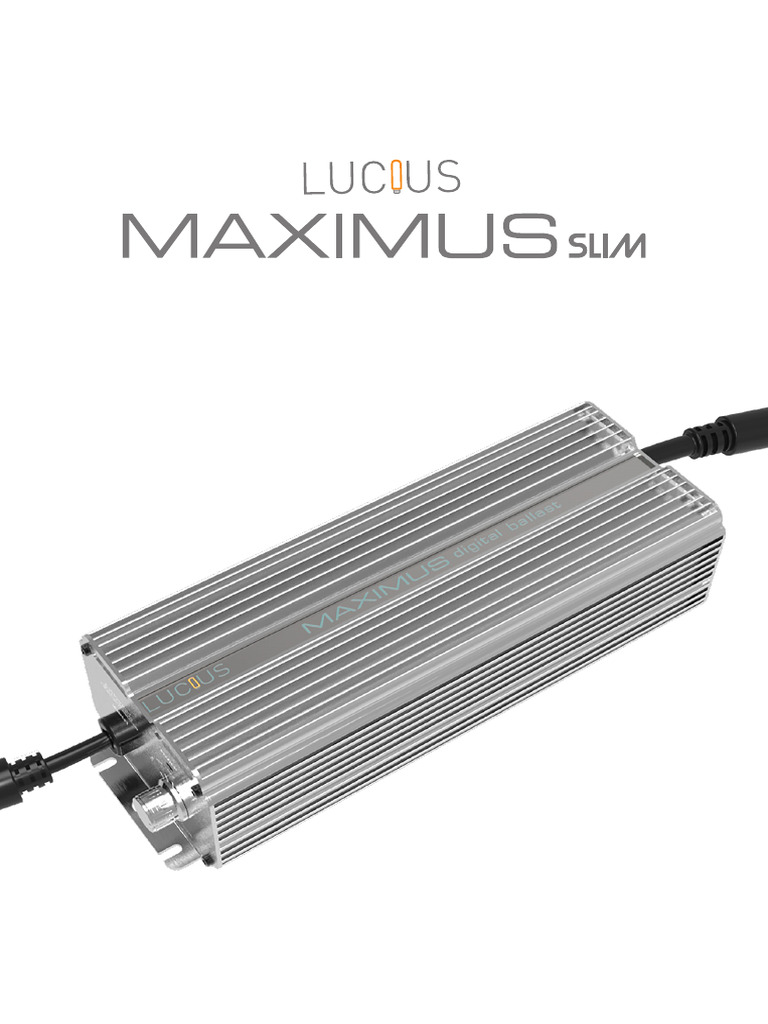 Lucius Maximus Ballast Manual | PDF | Mains Electricity | Electrical Circuits