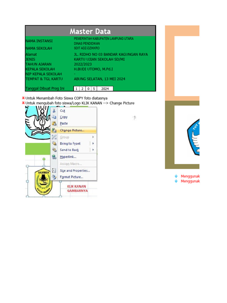 Contoh Kartu Ujian (AutoRecovered) | PDF