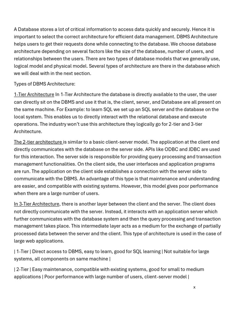 Document 1 - Copy | PDF | Databases | Client–Server Model