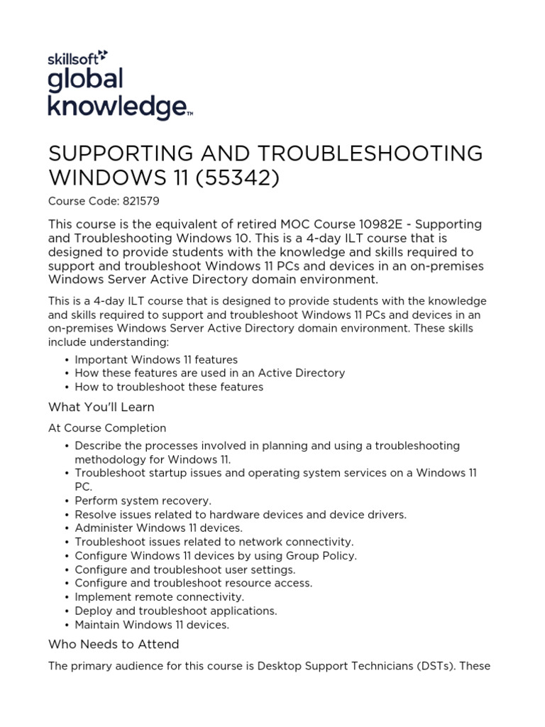 course | PDF | Microsoft Windows | Computer Network