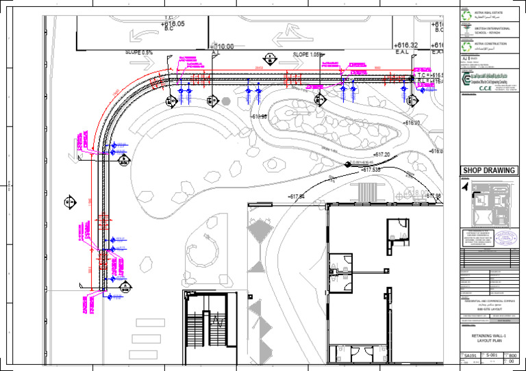 Shop Drawing: SLOPE 1.05% SLOPE 0.5% | PDF | Technical Drawing | Drawing