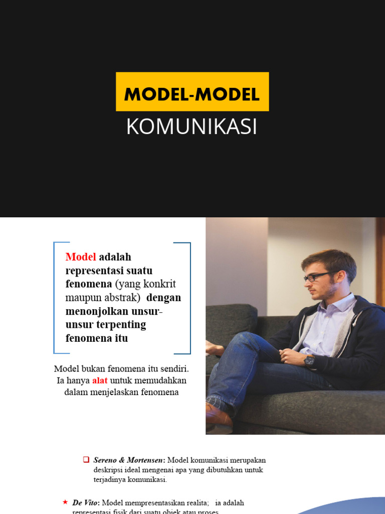 Model-model Komunikasi dan Teorinya | PDF
