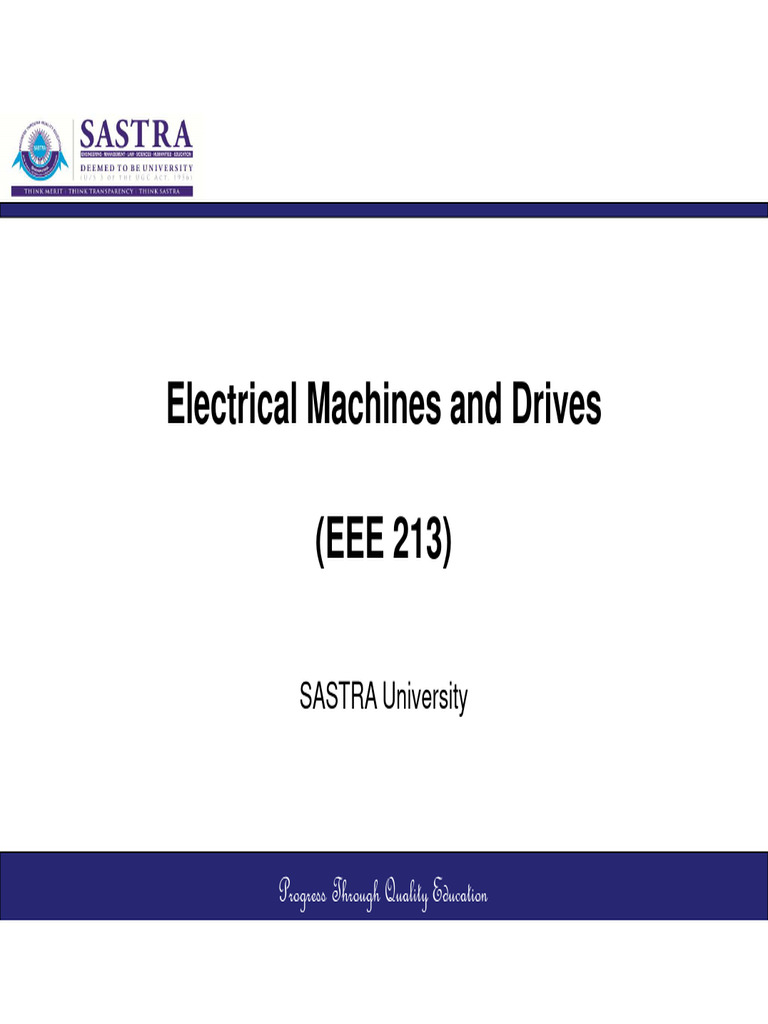 EMD Unit 1 DC Machines | PDF | Electromagnetic Induction | Electric Motor