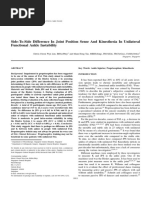 OrthoToolKit Cumberland Ankle Instability Tool (CAIT) Score Report | PDF