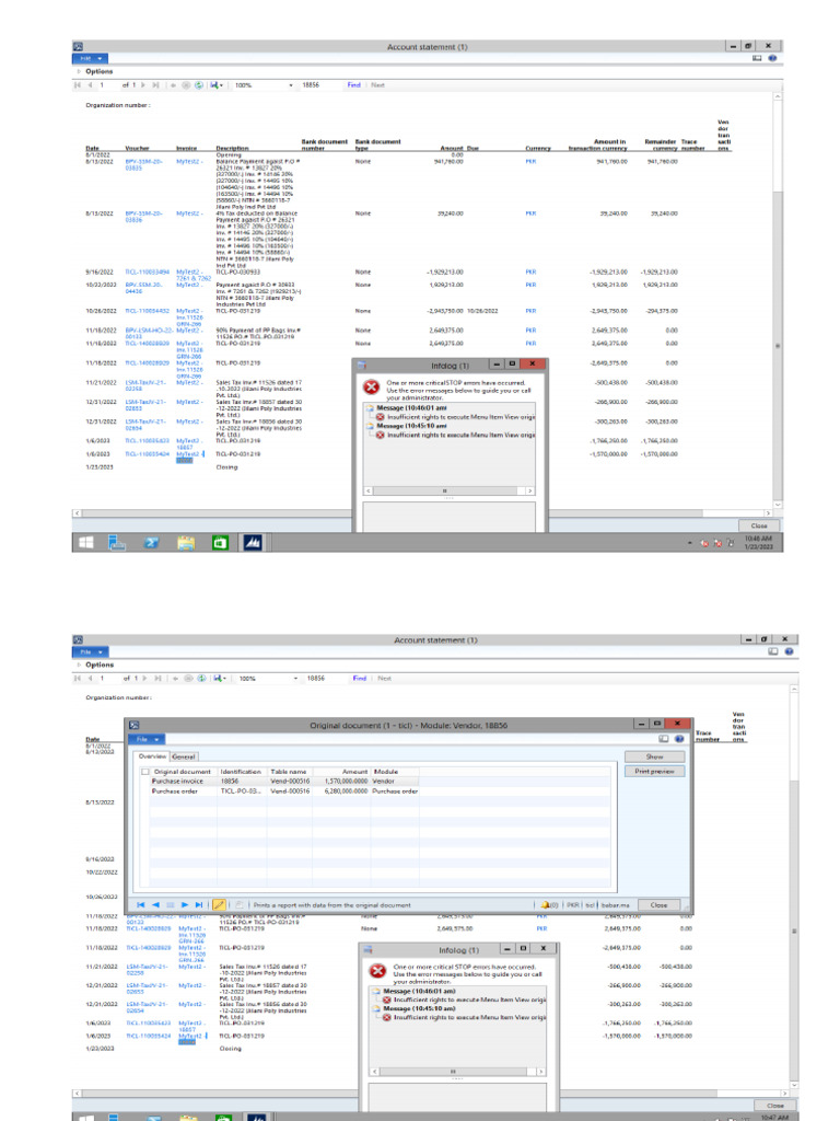 AP Invoice View Rights | PDF