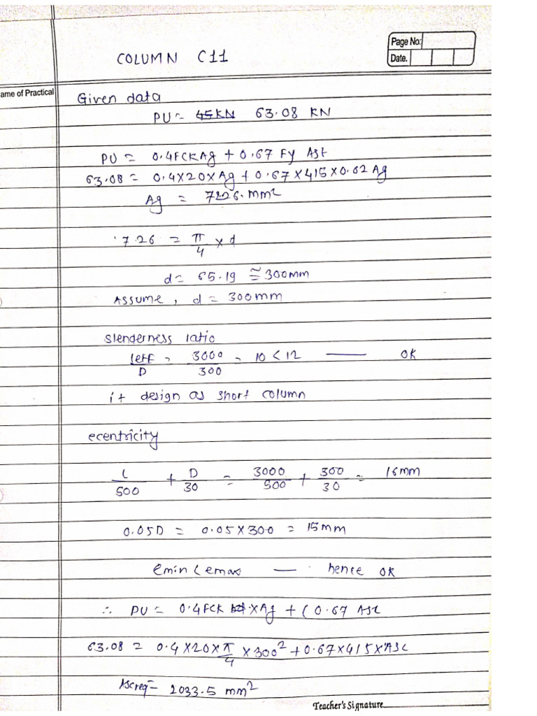Beam Design C2 All | PDF