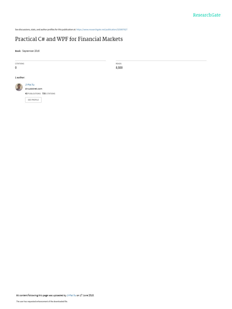 RG Quant | PDF | Option (Finance) | Windows Presentation Foundation