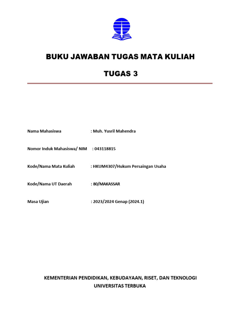 Hukum Persaingan Usaha - Muh Yusril Mahendra | PDF | Pengelolaan ...