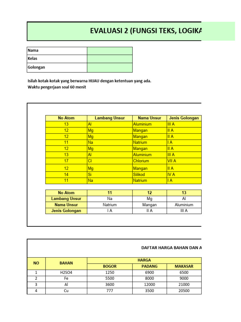 Evaluasi-2 Tipe B | PDF