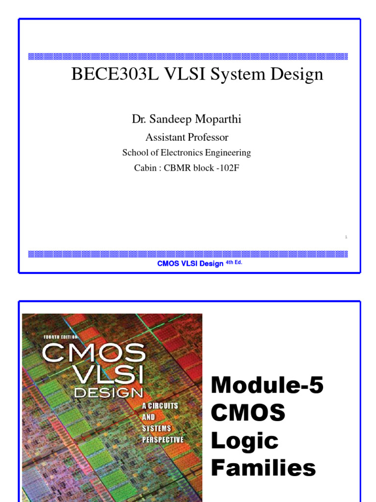 8-VLSI Design Flow-24-04-2023 | PDF | Cmos | Logic Gate