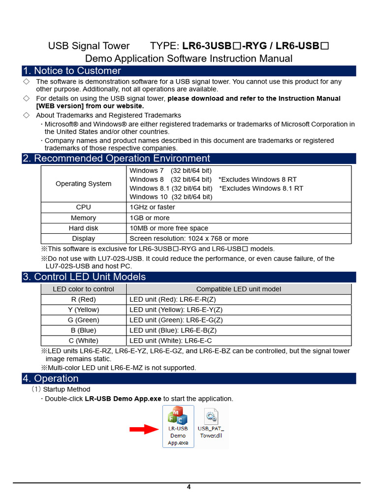 LR6-USB - Demo Application Software Instruction Manual (En) | PDF | 64 Bit Computing | Microsoft ...